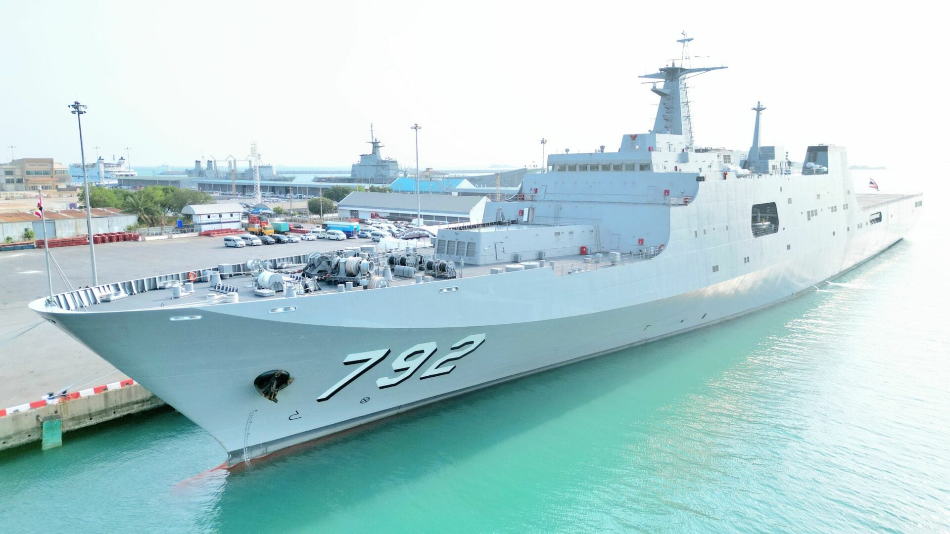 ทร. ต้อนรับ 'เรือหลวงช้าง 792' ขึ้นอันดับหนึ่งเรือลำใหญ่ที่สุดในกองทัพเรือ