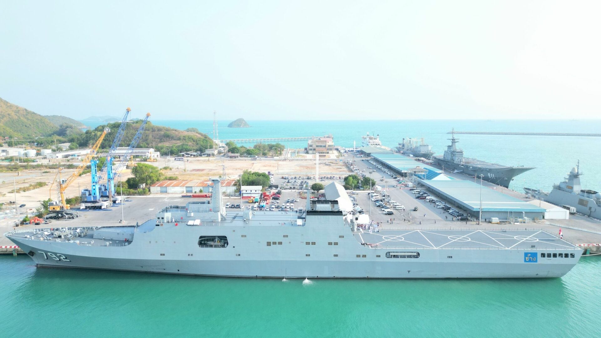 ทร. ต้อนรับ 'เรือหลวงช้าง 792' ขึ้นอันดับหนึ่งเรือลำใหญ่ที่สุดในกองทัพเรือ