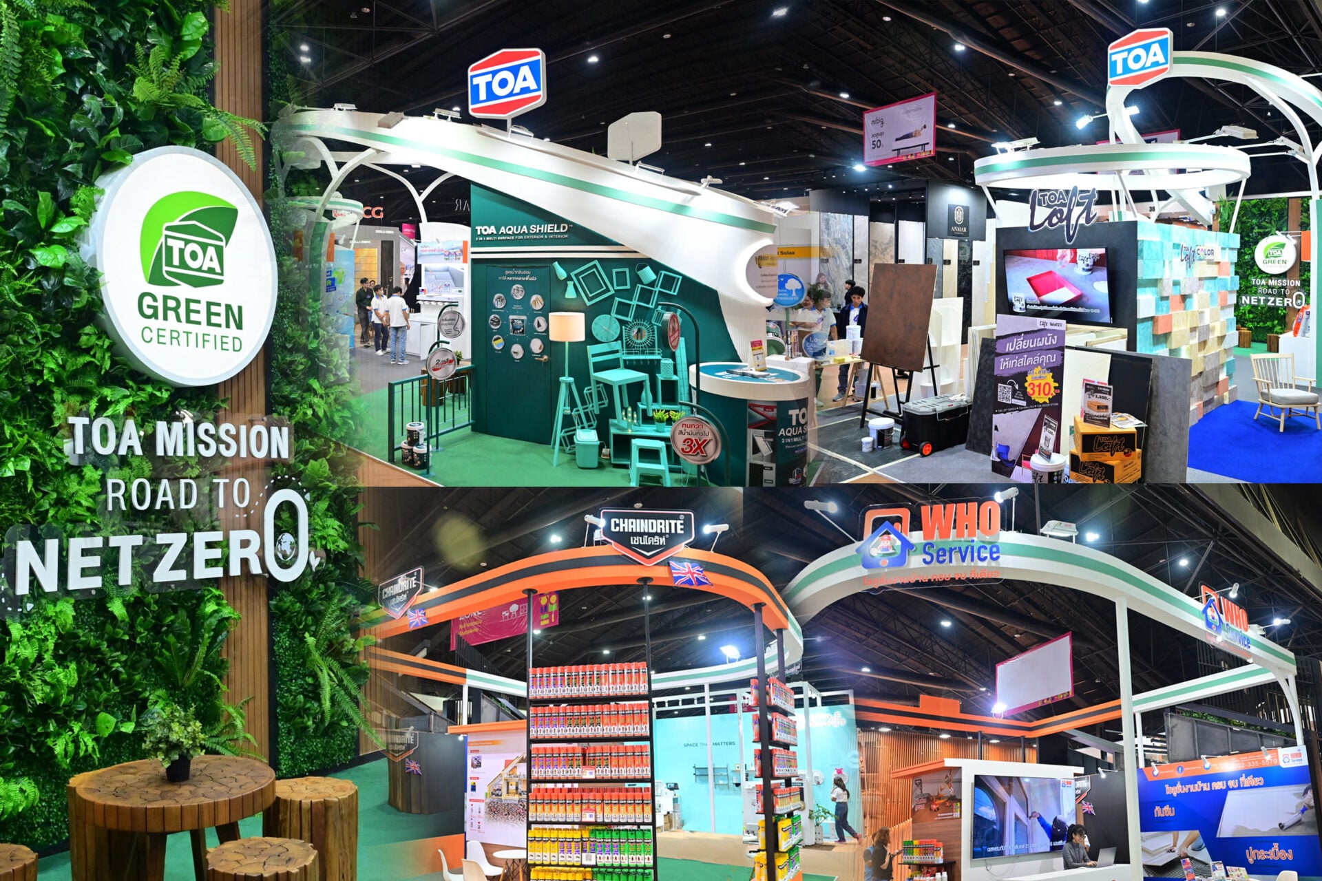 TOA โชว์สุดยอดนวัตกรรมสีและโซลูชั่นเพื่อคนรักบ้านครบวงจร ในงานบ้านและ ...