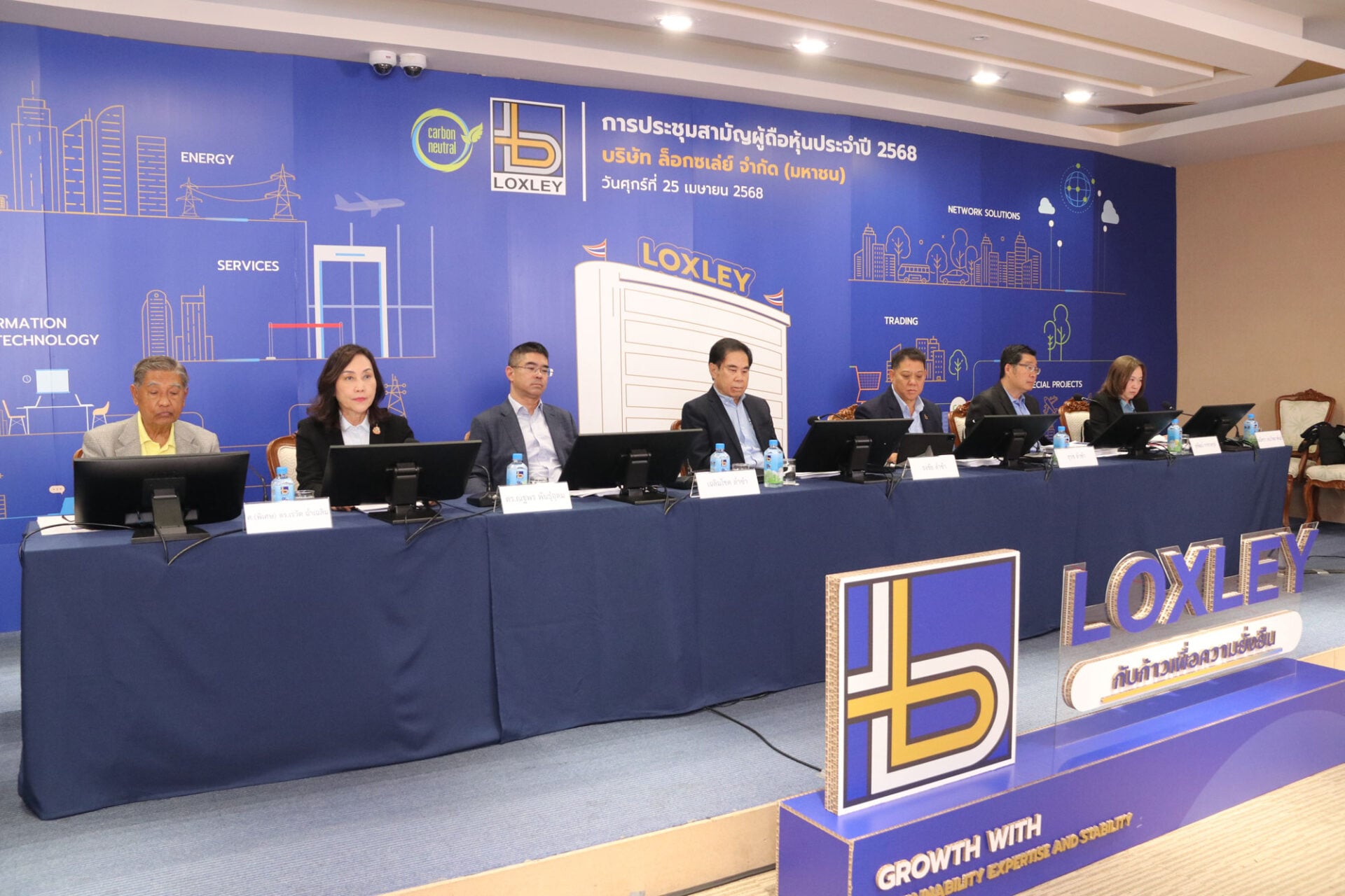 ล็อกซเล่ย์ จัดประชุมผู้ถือหุ้นปี 2568 ผ่าน E-AGM ภายใต้แนวทาง Carbon Neutral หนุนองค์กรโปร่งใส ...